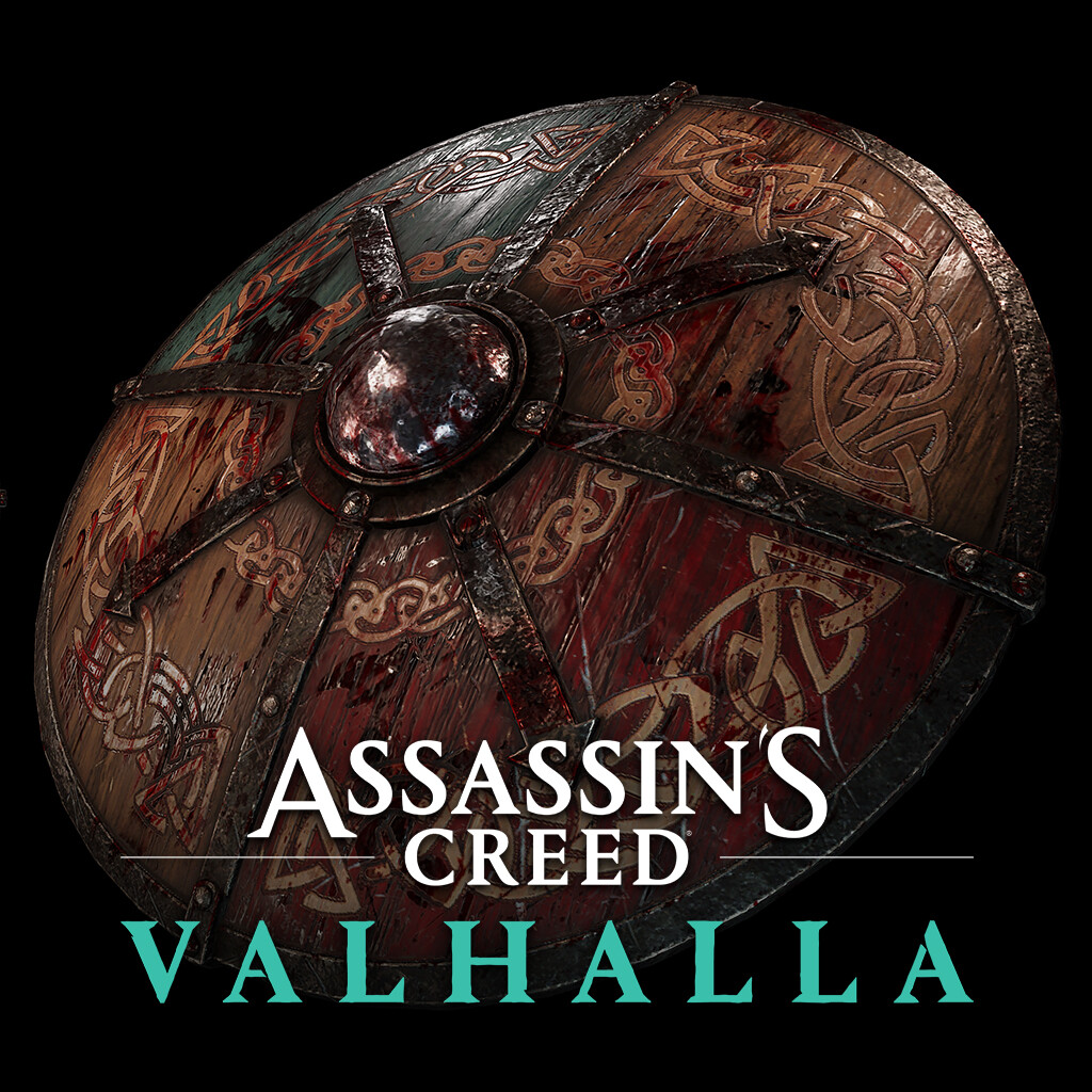 ArtStation - Assasins Creed Valhalla Weapons: Helgi's Shield