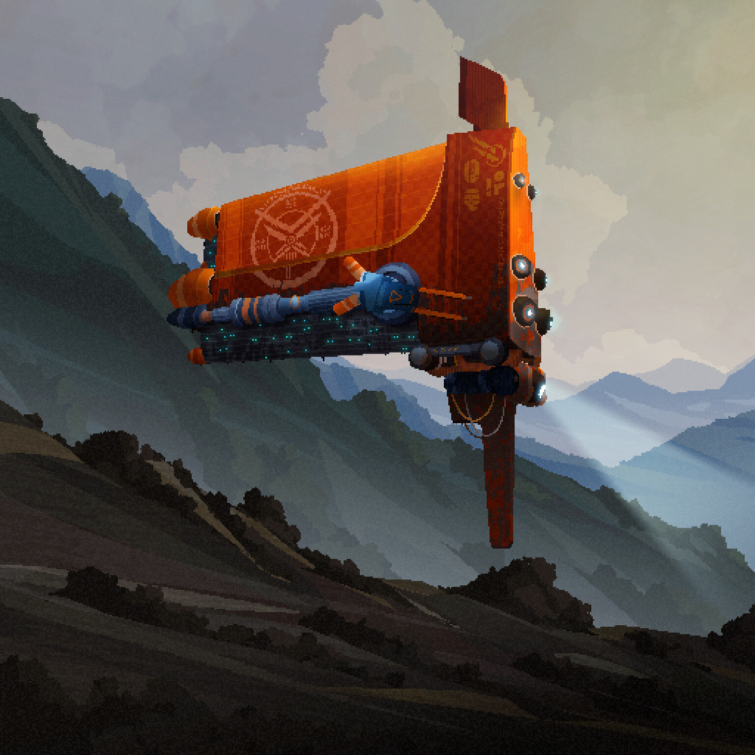 ArtStation - Cloudpunk illustrations