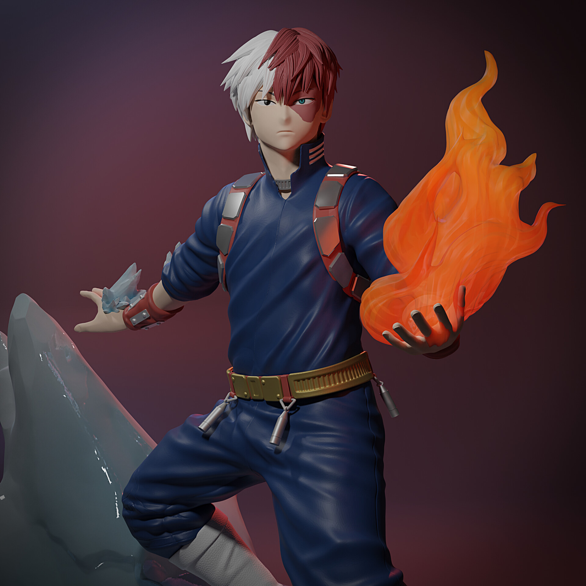 ArtStation - Shoto Todoroki - My Hero Academia