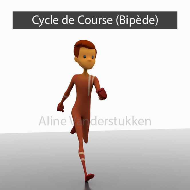 Animation Du Cycle De Course
