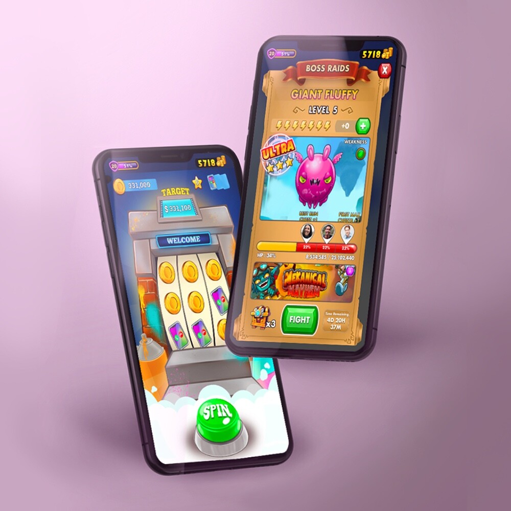 ArtStation - Mobile Game UI Practice Playco Games