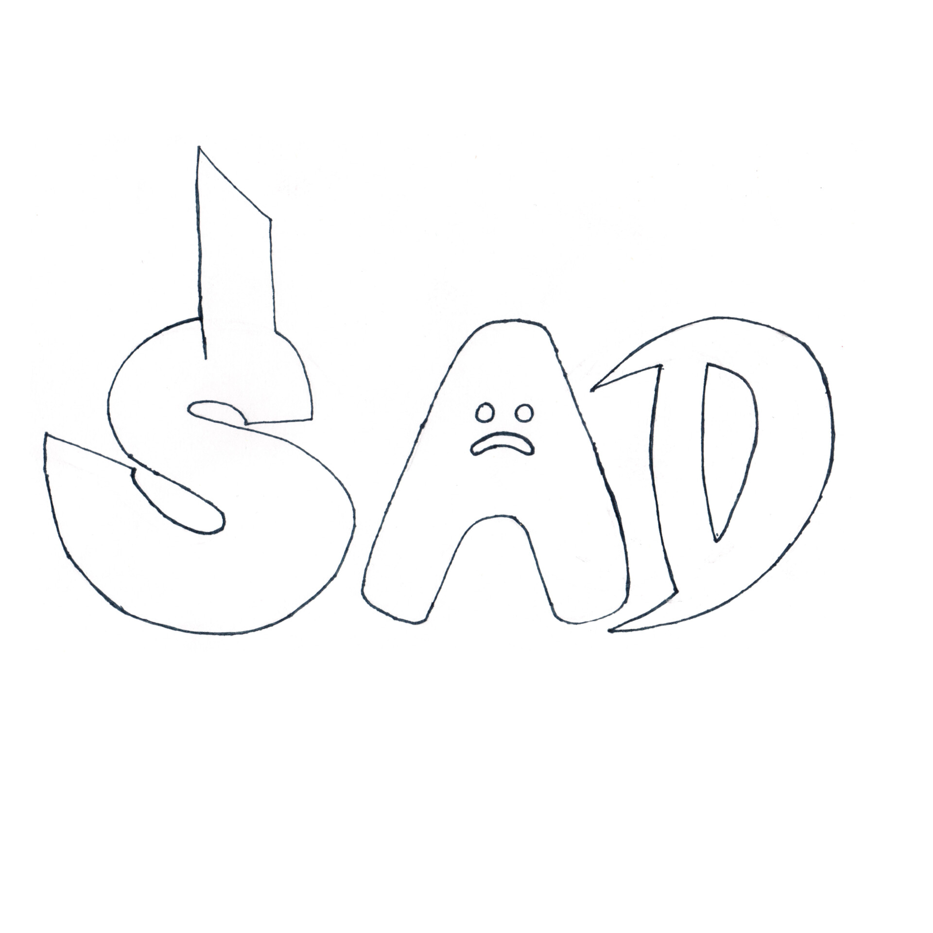 ArtStation - "SAD" Graffiti