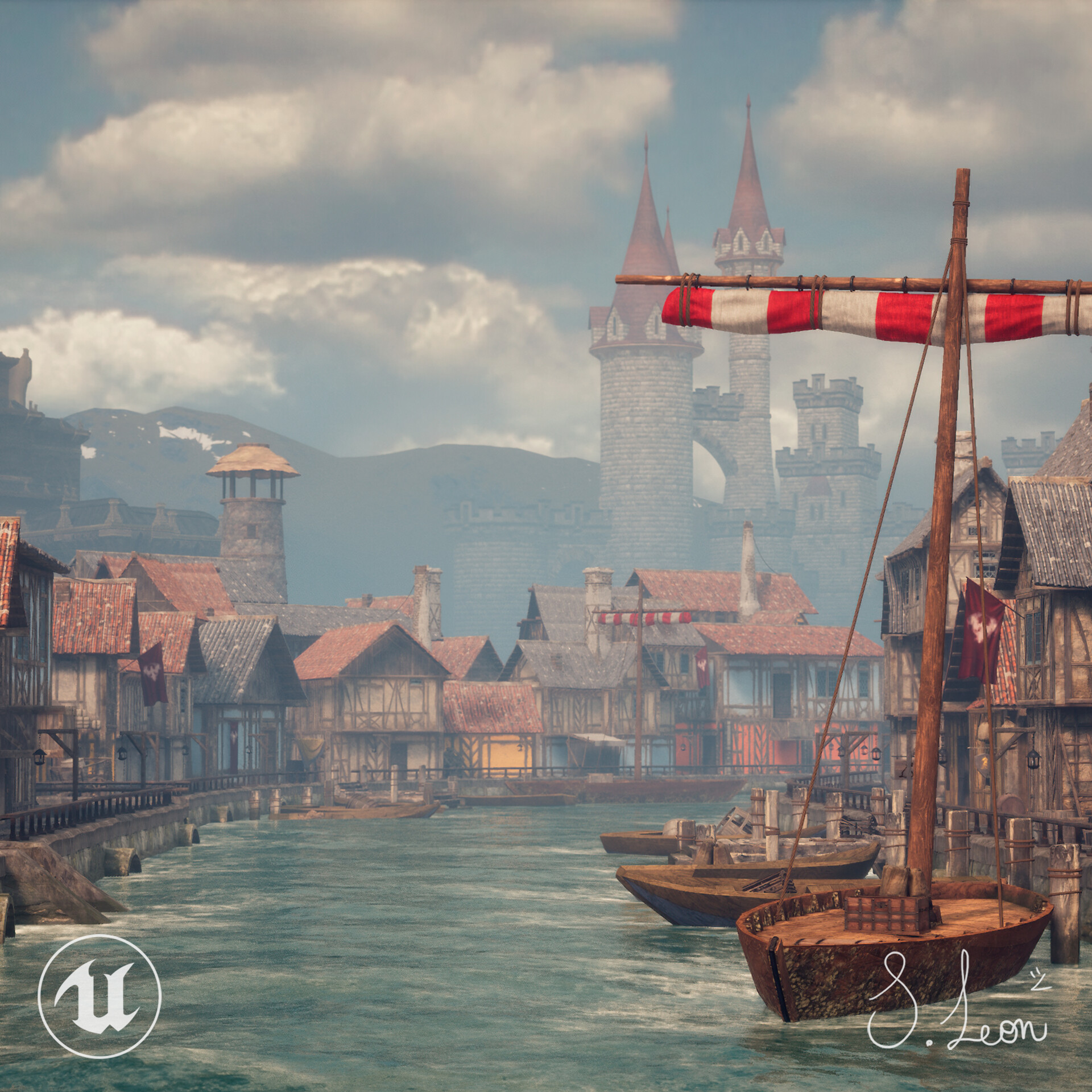 ArtStation - Medieval Port