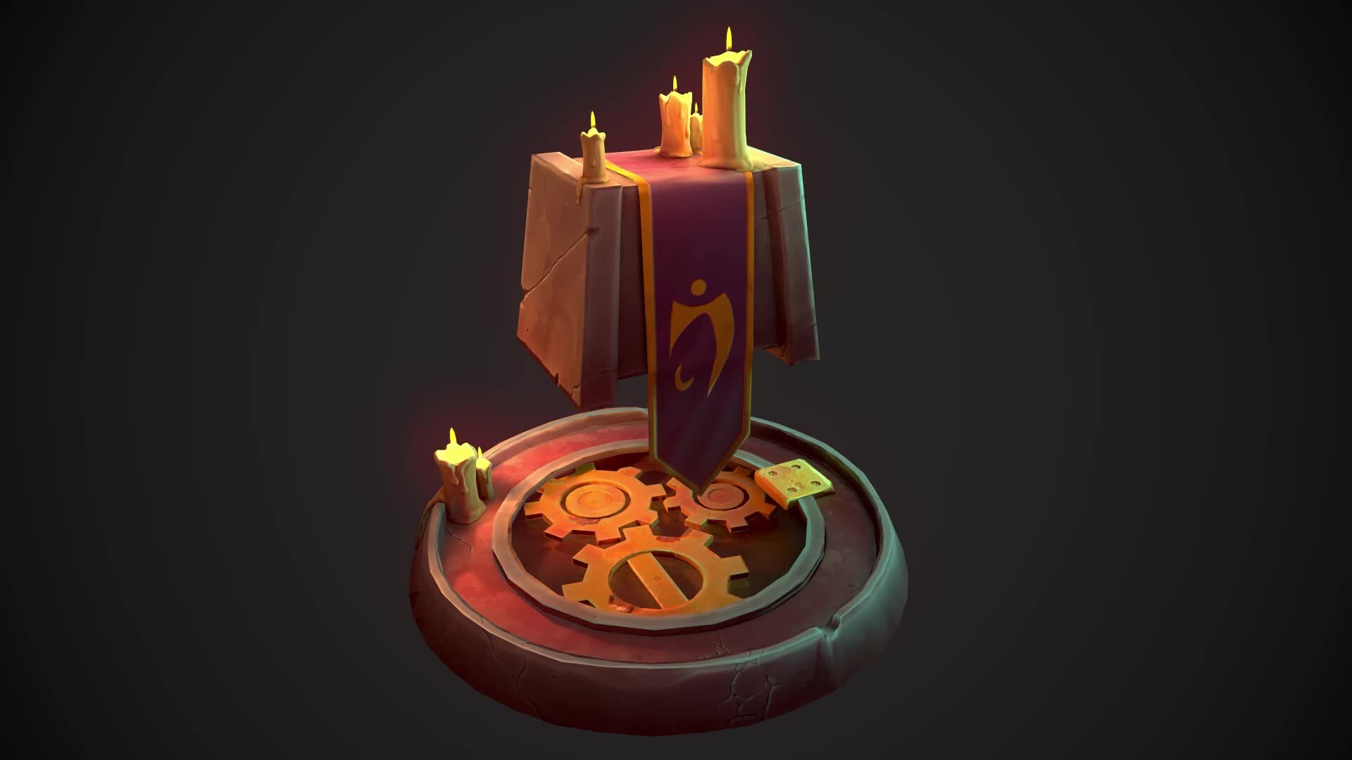 ArtStation - Stylized altar