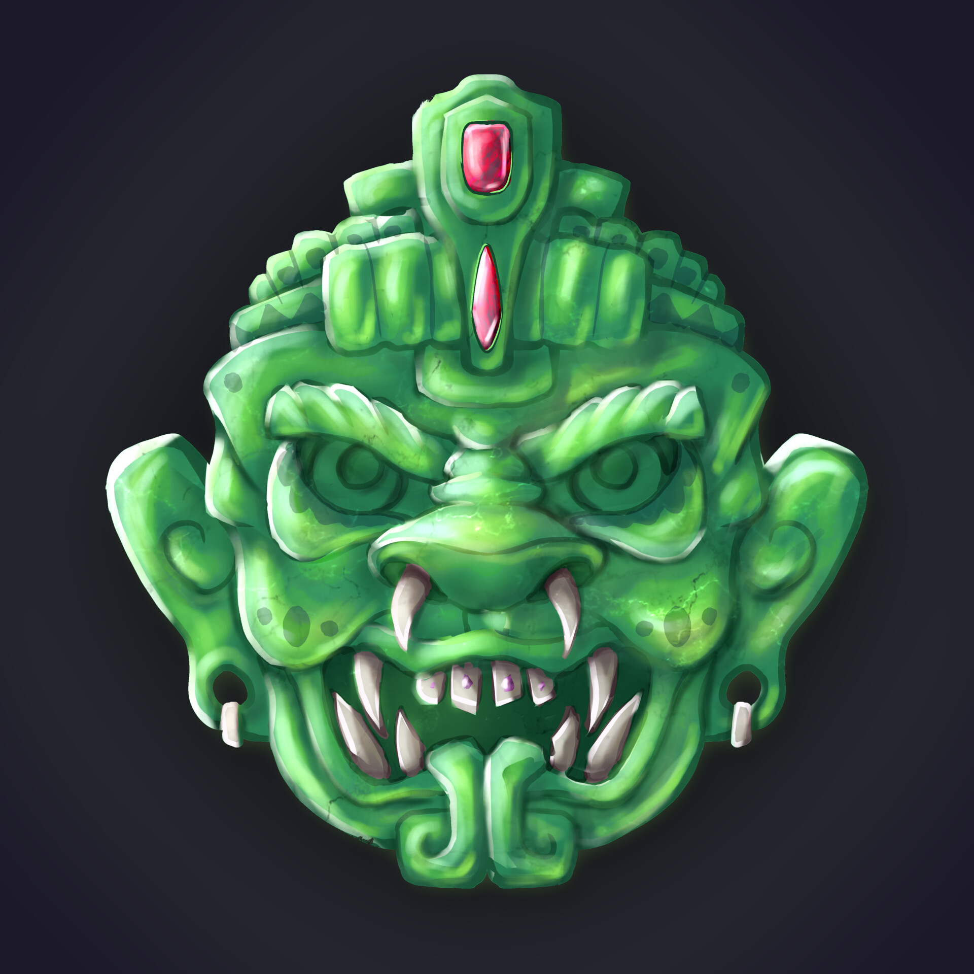 ArtStation - Tiny God - Mesoamerican Golem