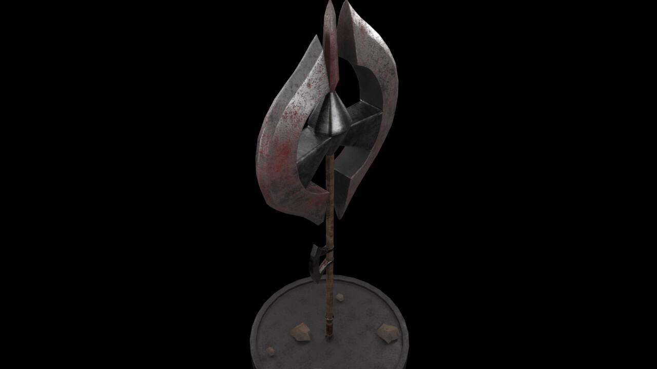 ArtStation - Axe-Sword Weapon