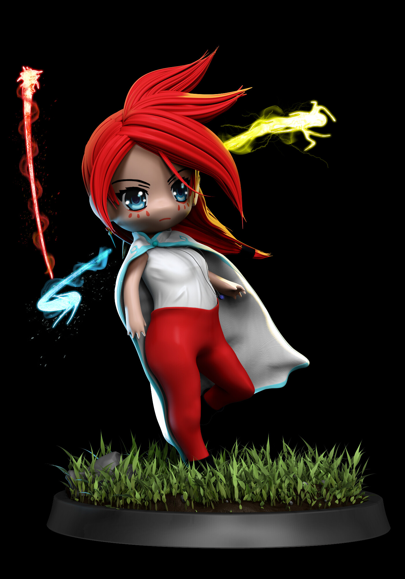 ArtStation - Faye Nendoroid - OC by RossDraws