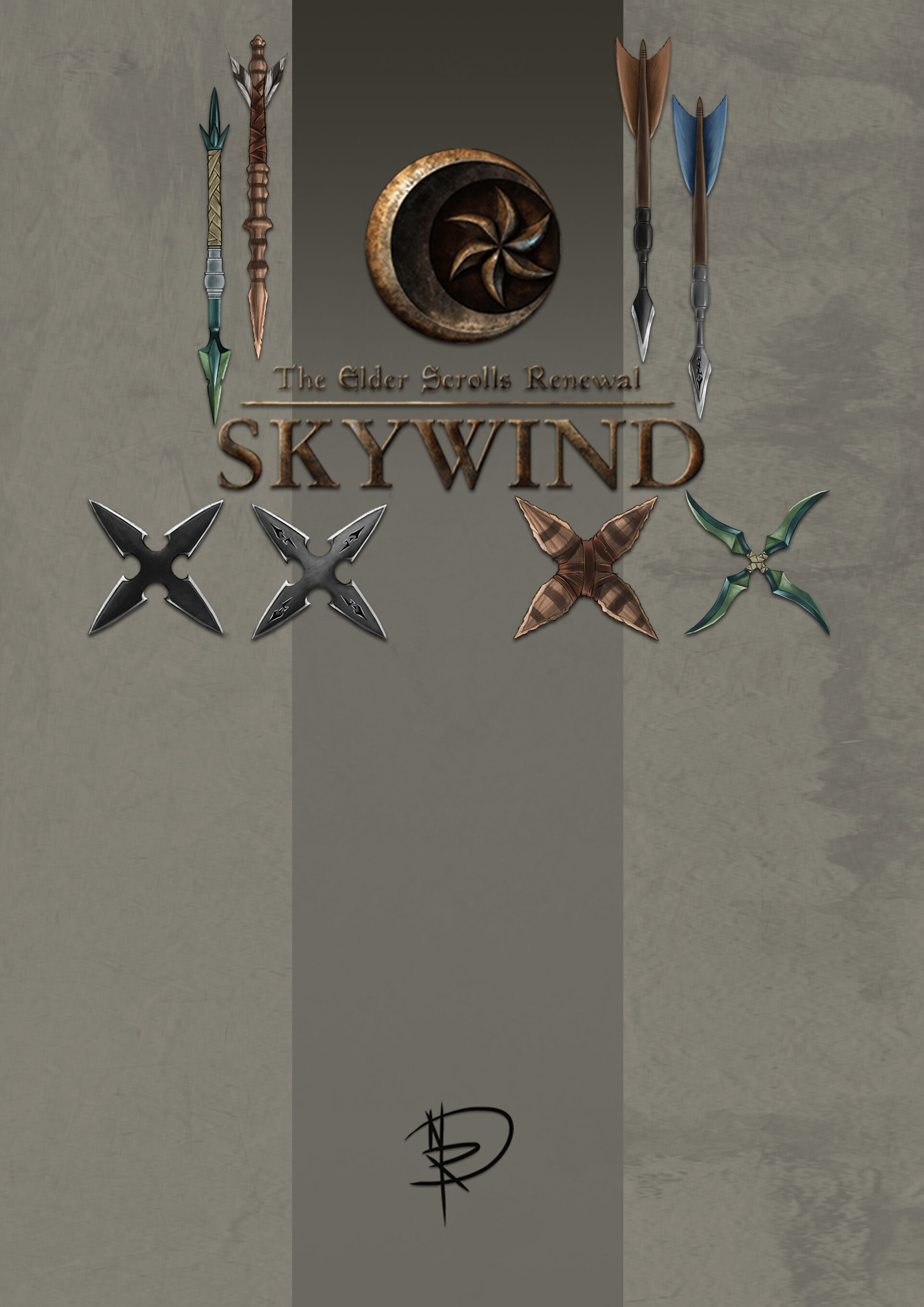 ArtStation - Skywind: Trowind Weapons