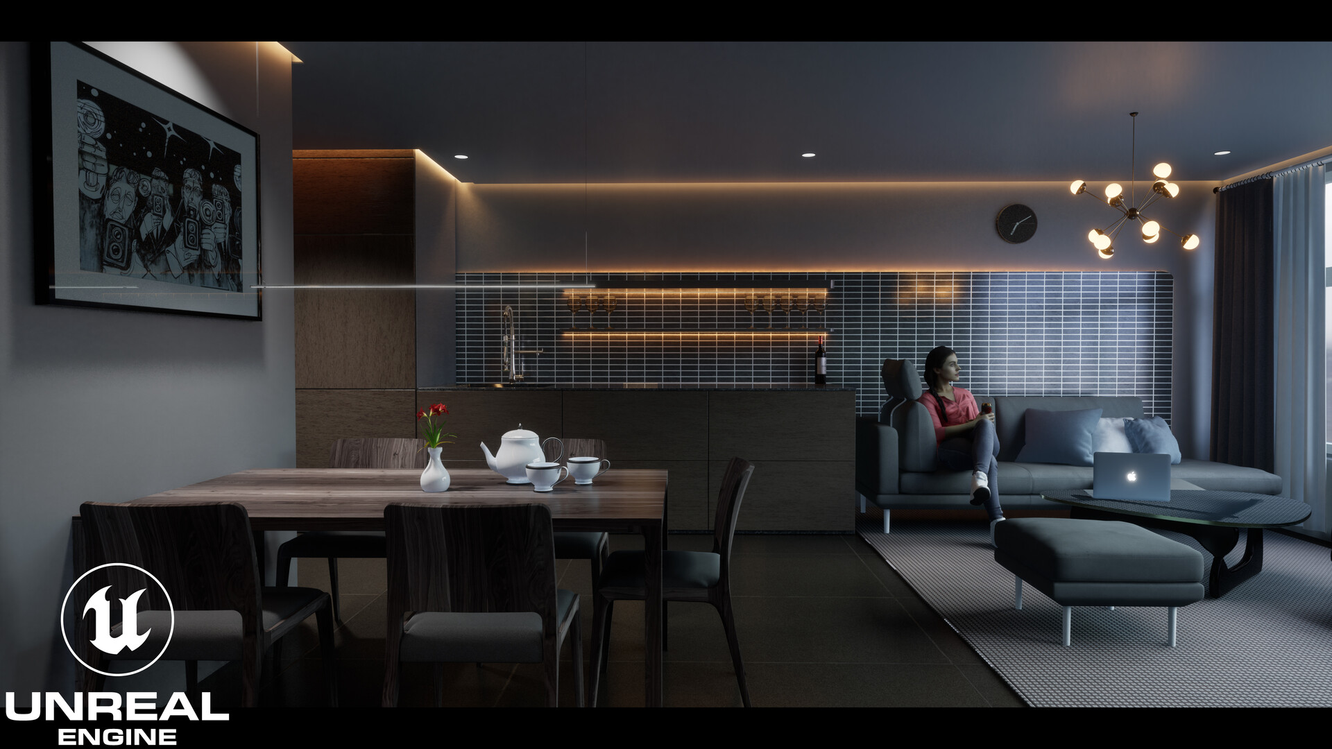 ArtStation - Minimalistic Room Interior