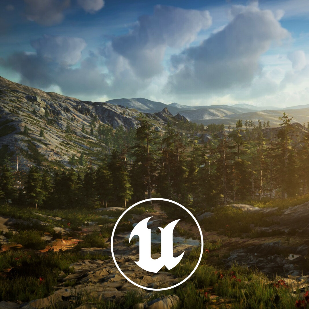 ArtStation - Mountain Valley - Unreal Engine 4 environment