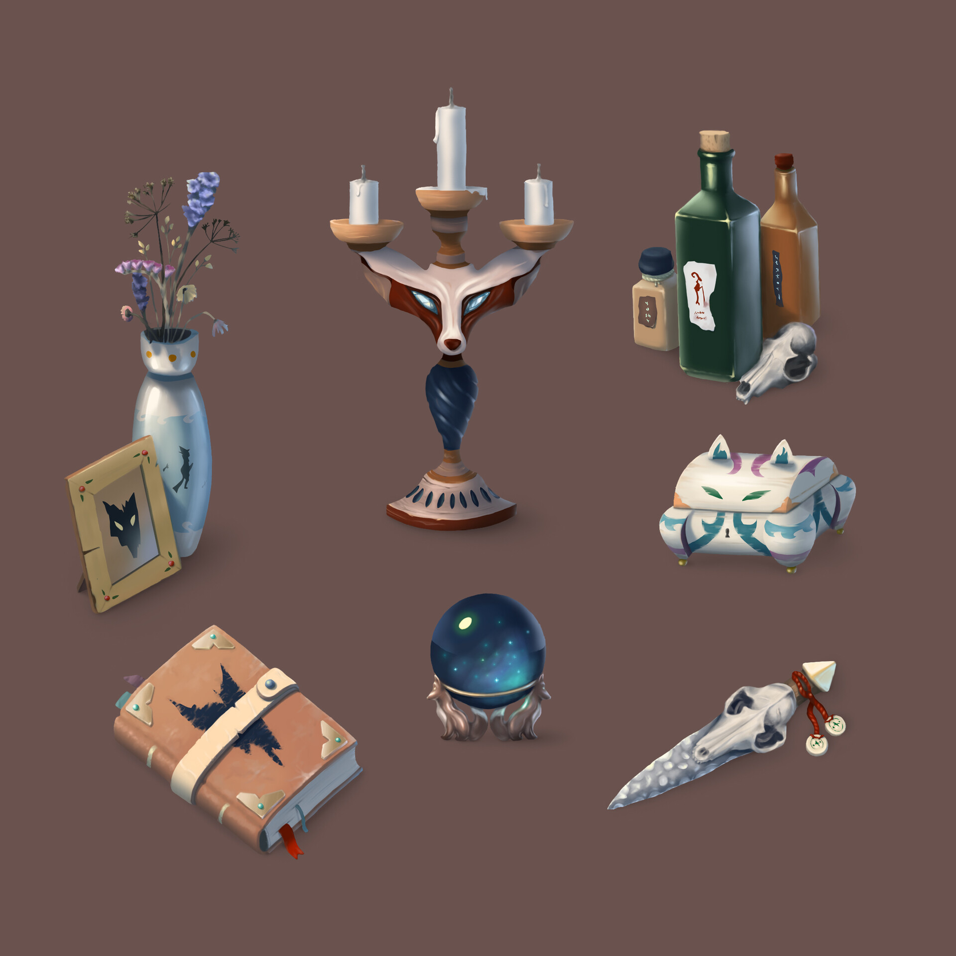 ArtStation - Witch props