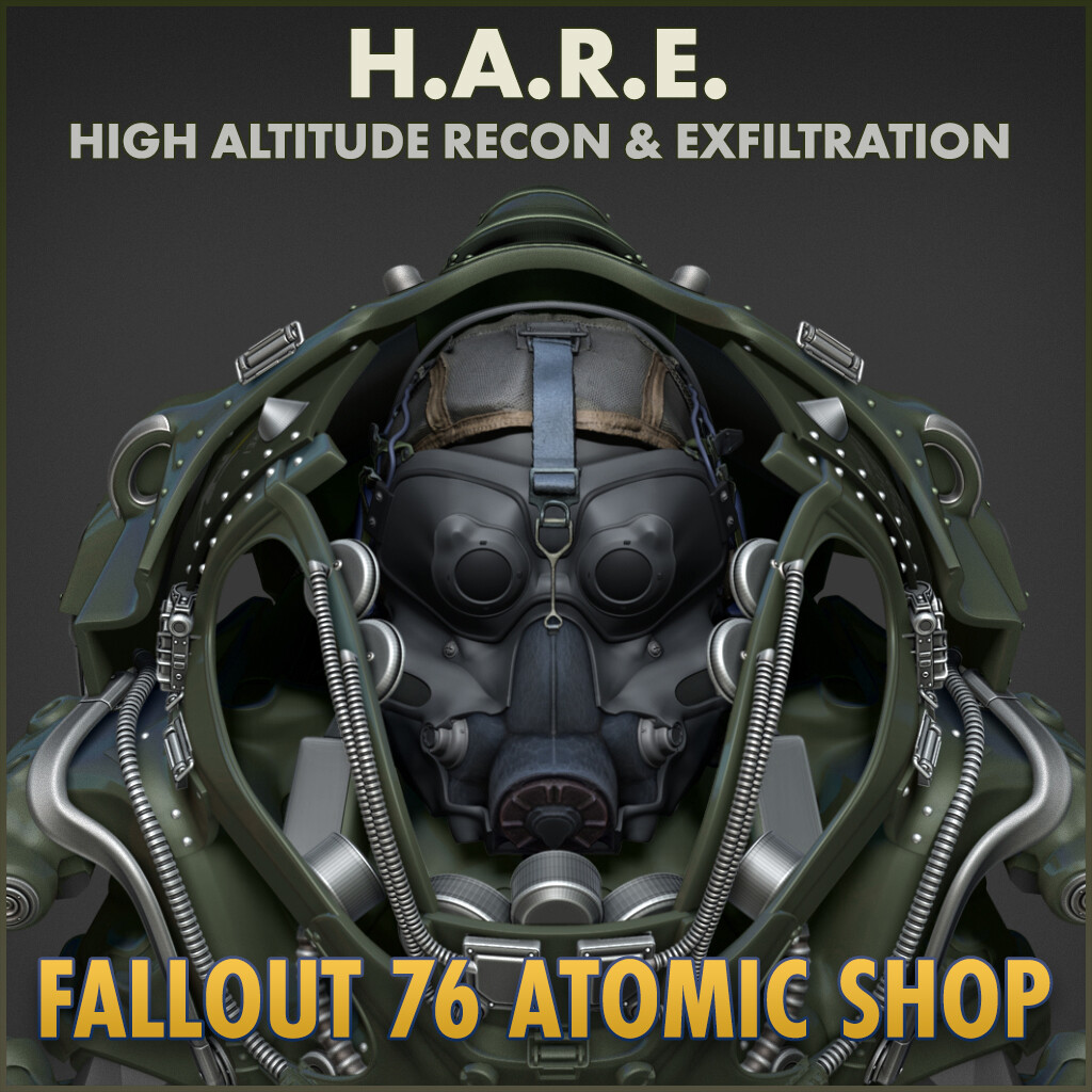 ArtStation - Fallout 76 H.A.R.E. (High Altitude Recon & Exfilitration ...