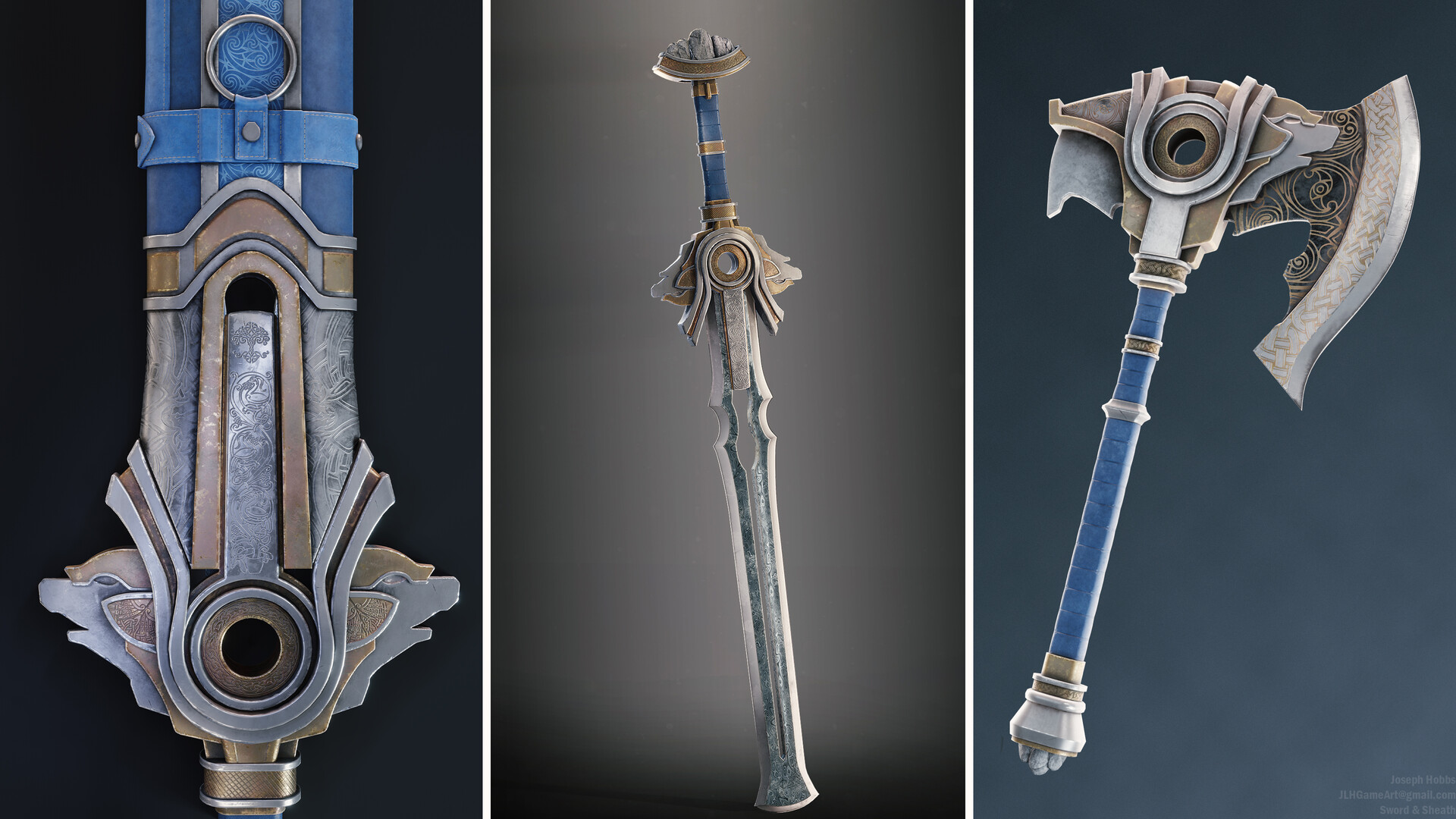ArtStation - Sword & Axe
