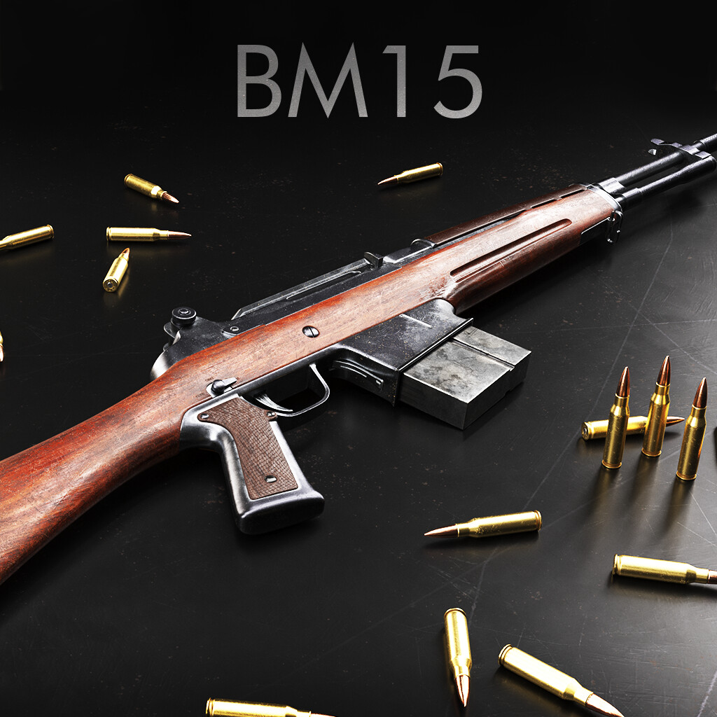 ArtStation - BM15 Battle Rifle Concept