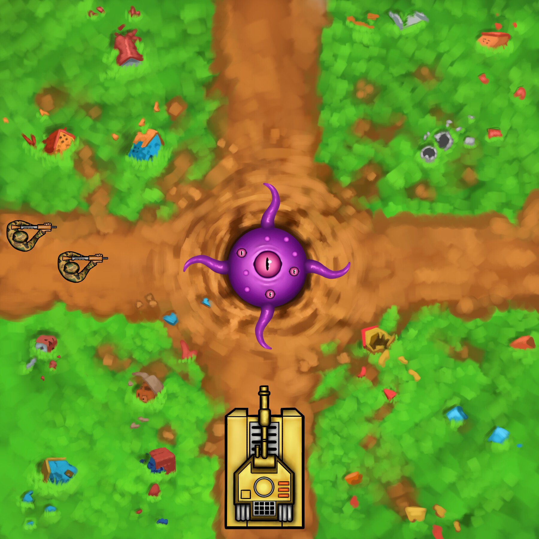 ArtStation - Game art for tower defense