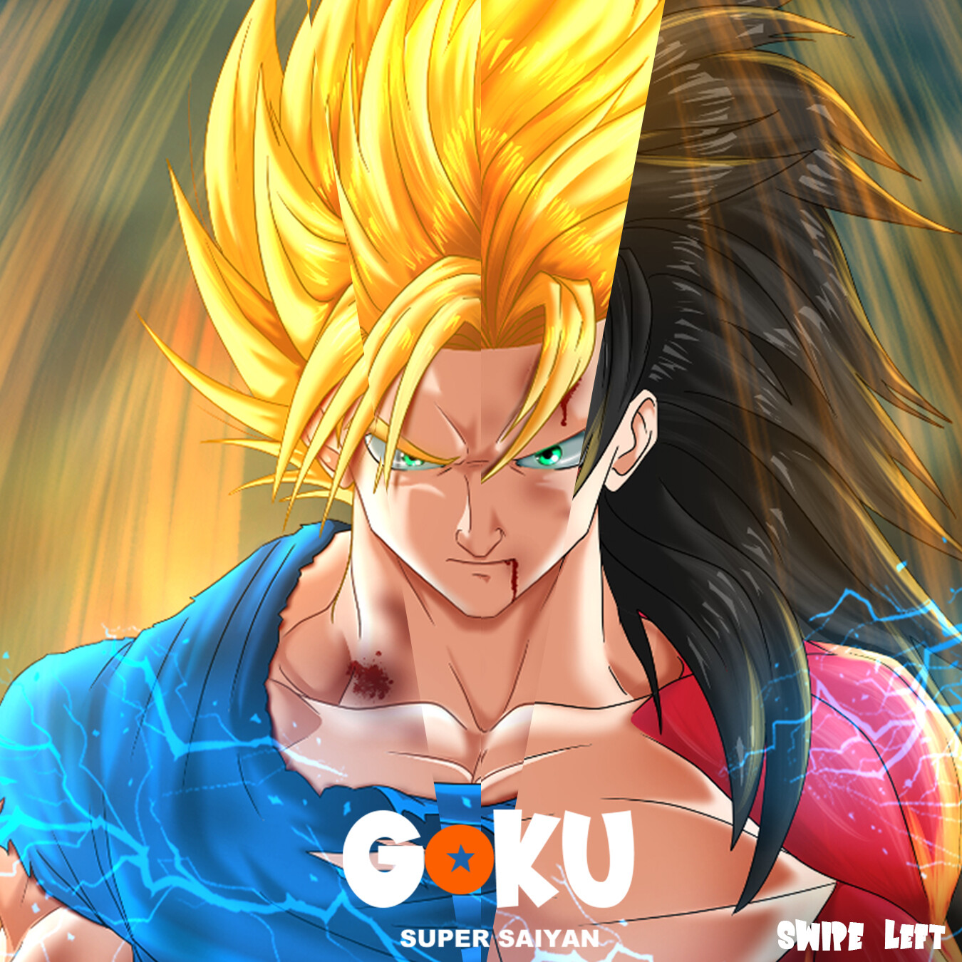 ArtStation - Goku - Transformation Series