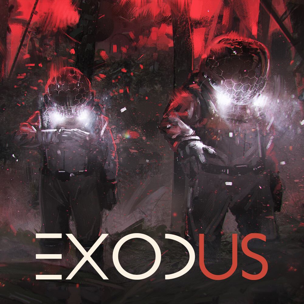 ArtStation - Exodus - Poster researches