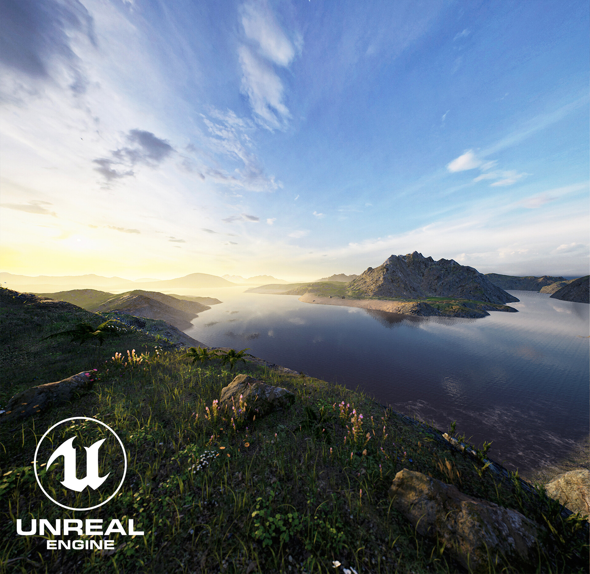 ArtStation - World Creation Exercise - UE4 (Lake)