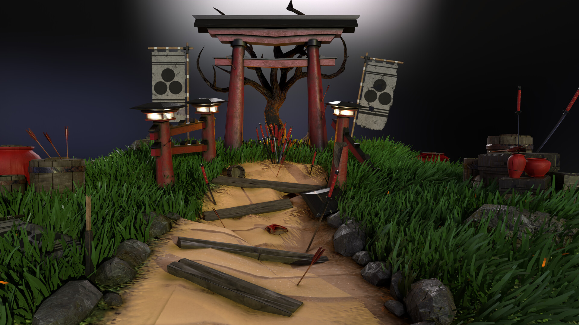 ArtStation - Torii Gate Final Major Product