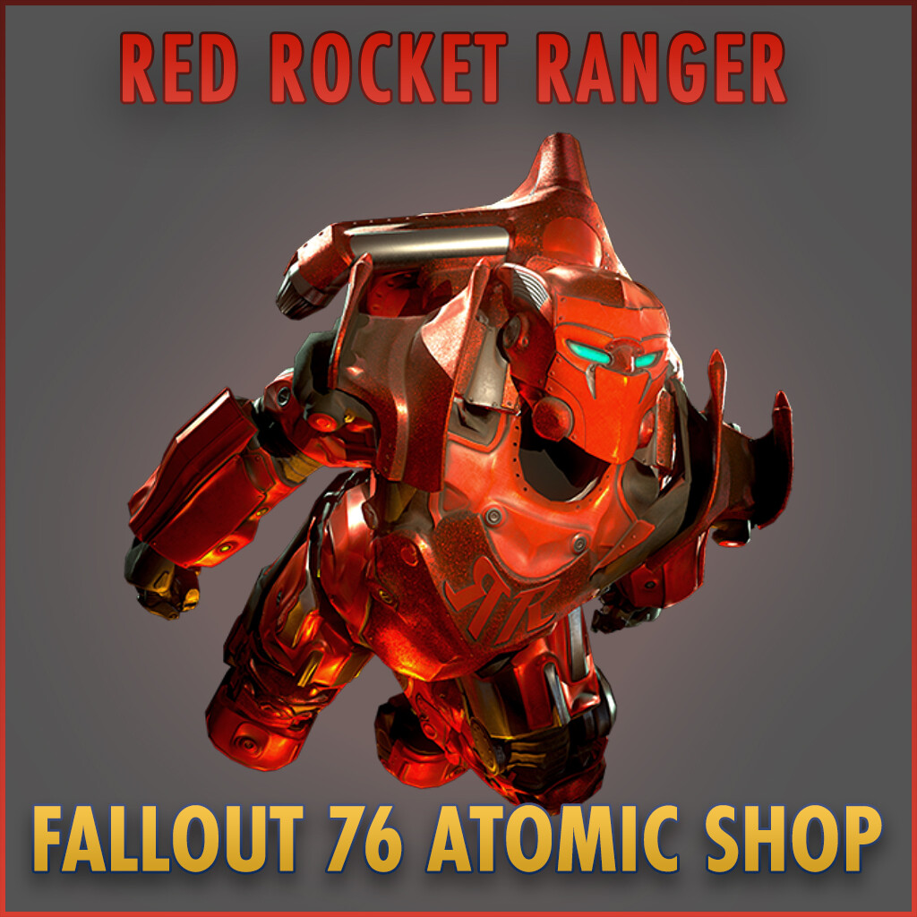 ArtStation - Fallout 76 Red Rocket Ranger Power Armor