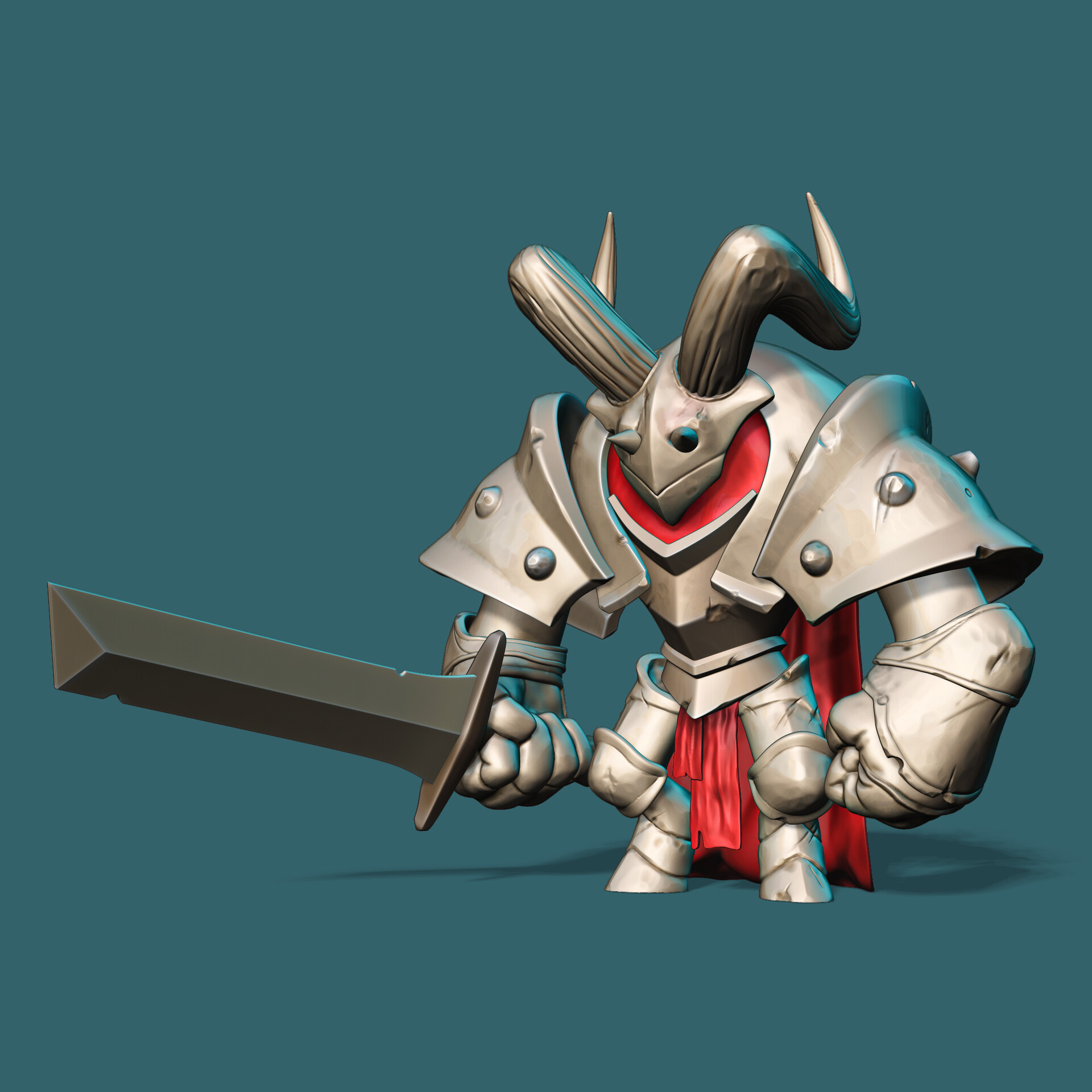 ArtStation - Horned Knight