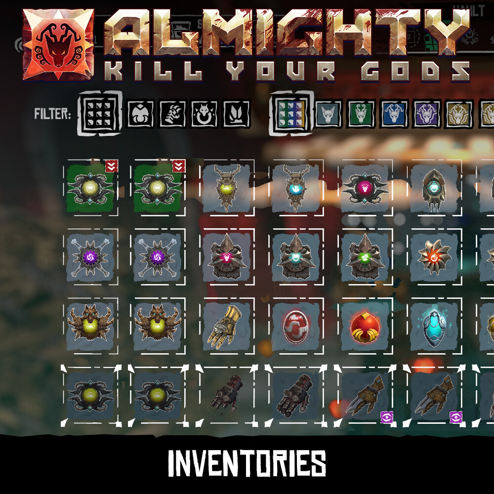ArtStation - Almighty UI: Inventories