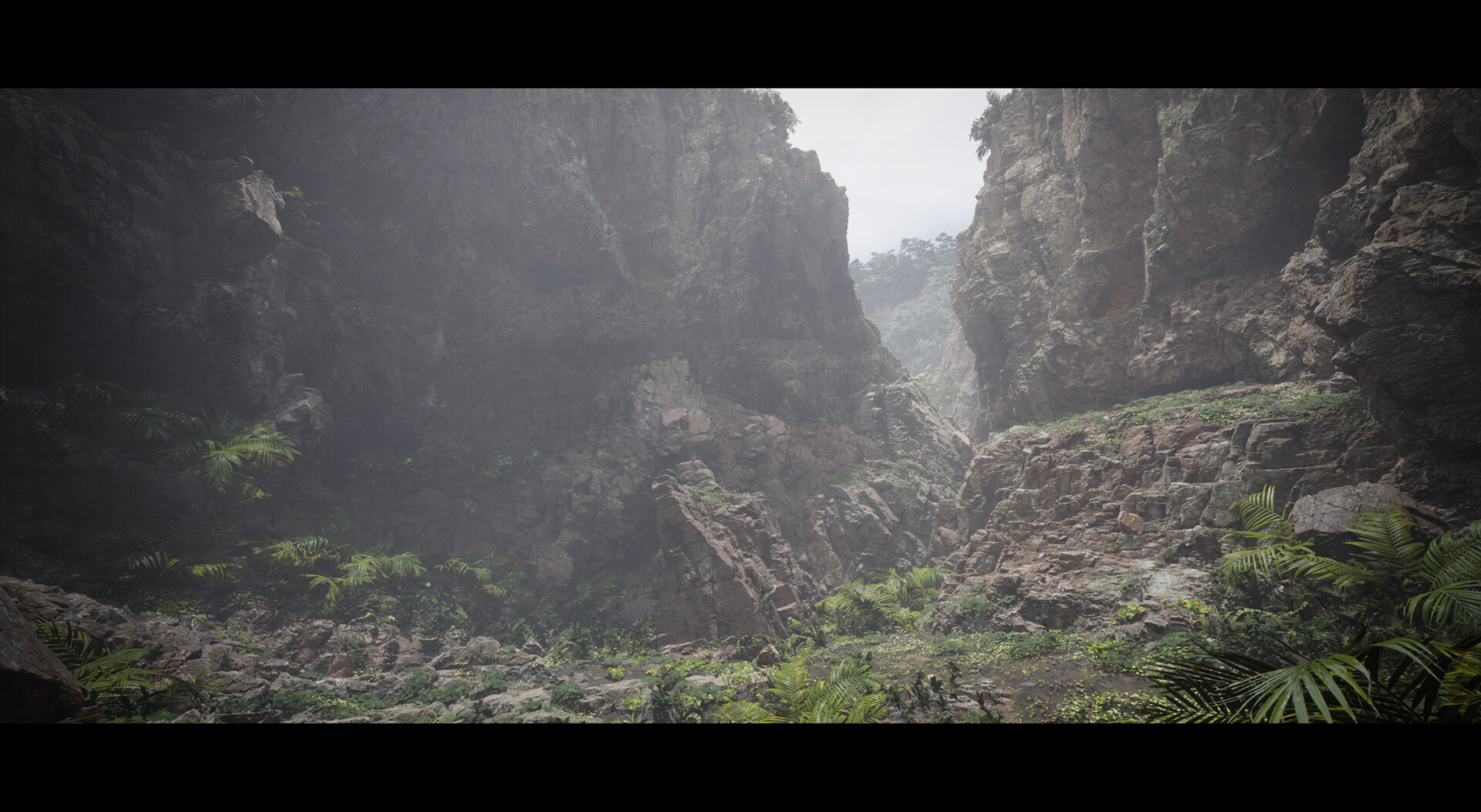 ArtStation - I created a rocky jungle environment using the new Unreal ...