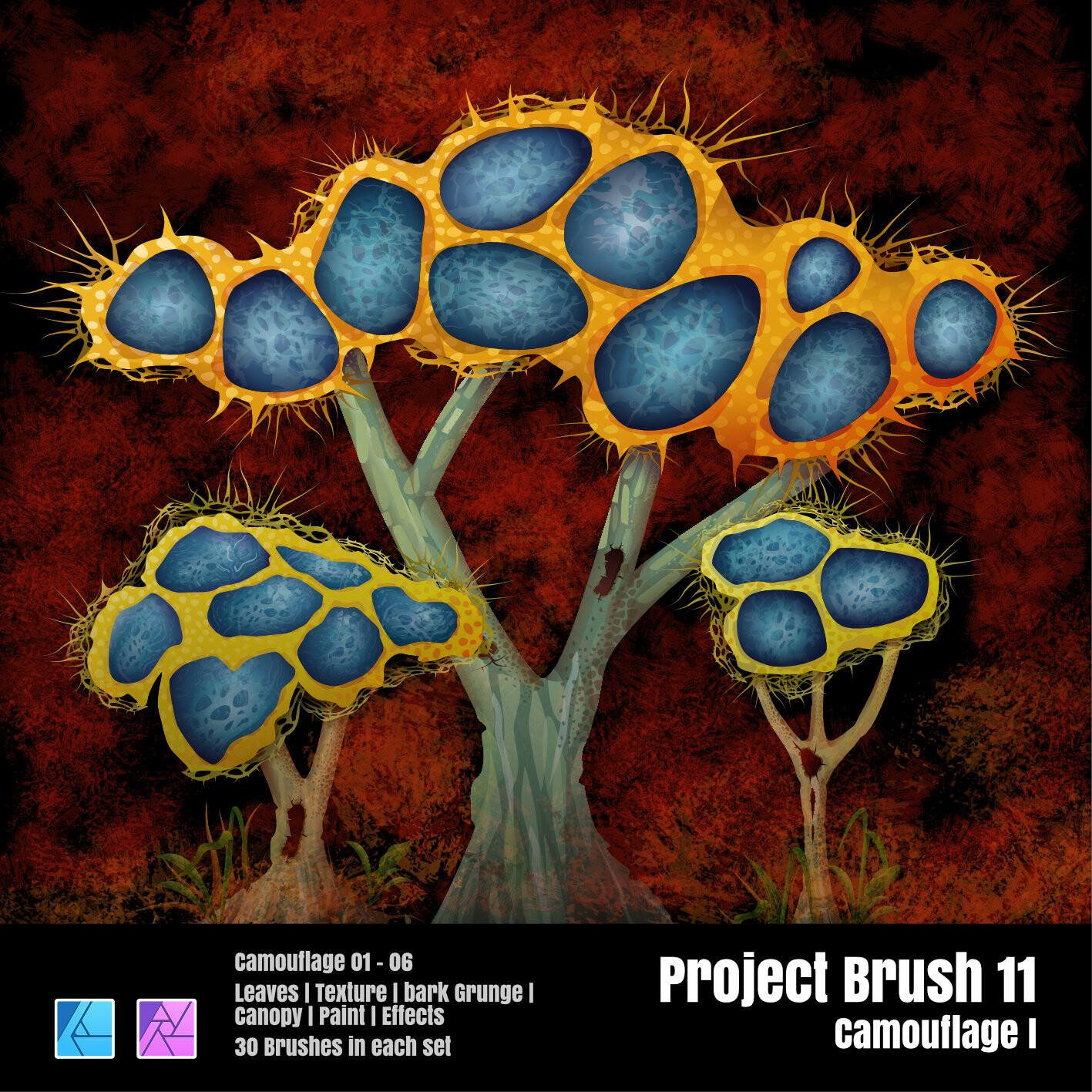 ArtStation - Project Brush 11: Camouflage I