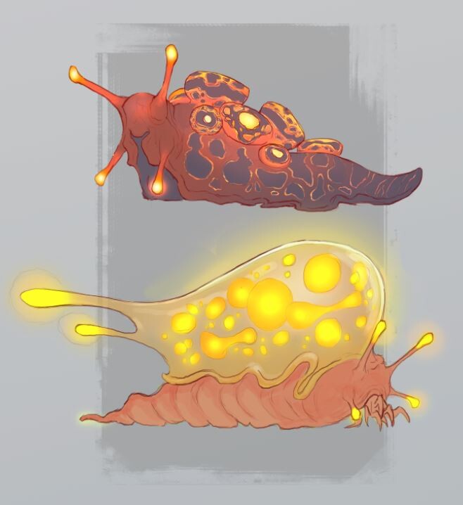 ArtStation - Lumi Worm Creature Concept Art