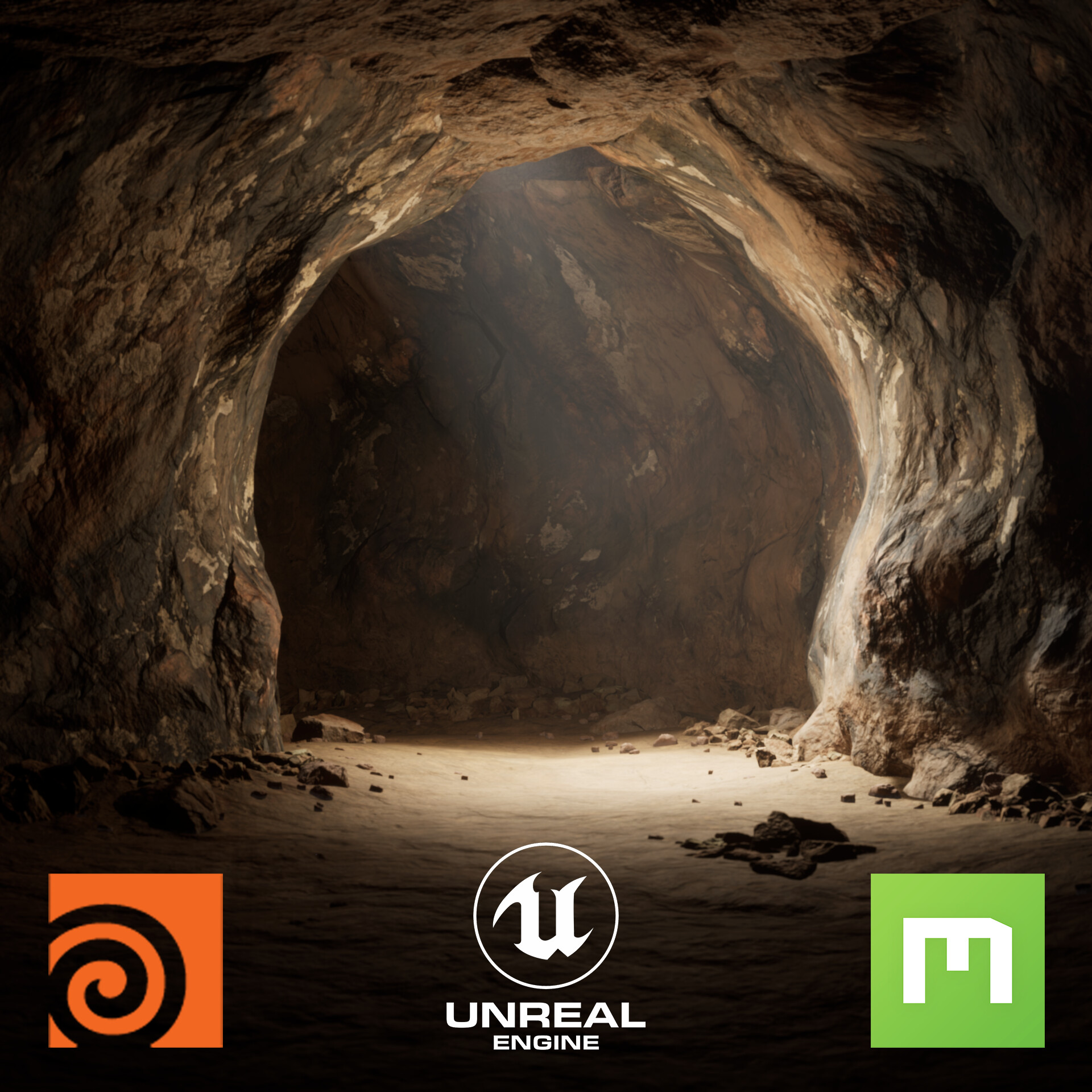 ArtStation - Procedural Caves - Houdini Wall Generator