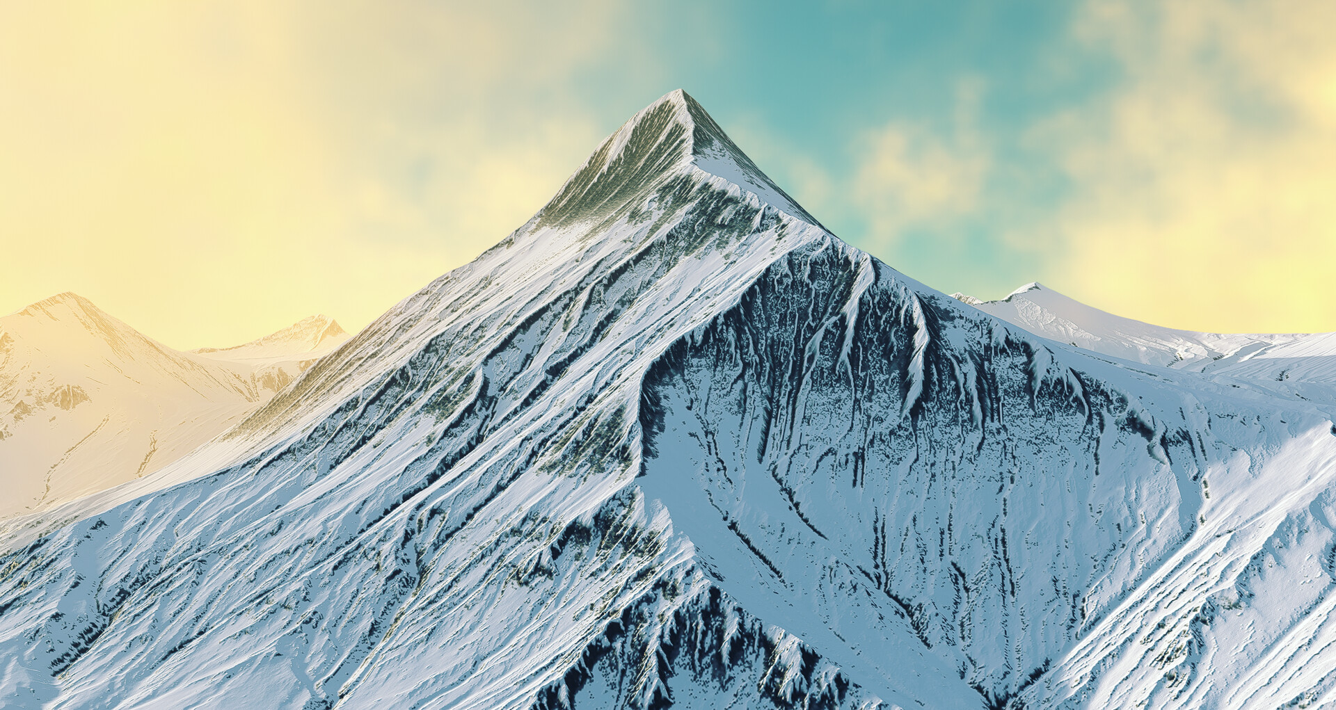 ArtStation - Snow Mountain Scene Animation | World Creator