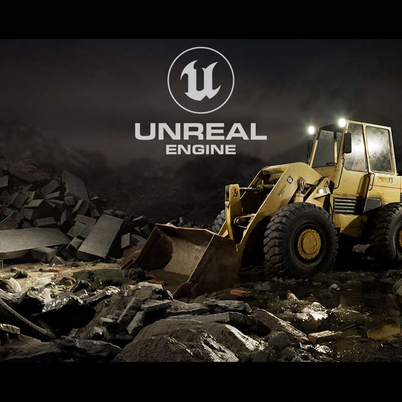 ArtStation - [UE4][SCANS] Construction Site: Loader