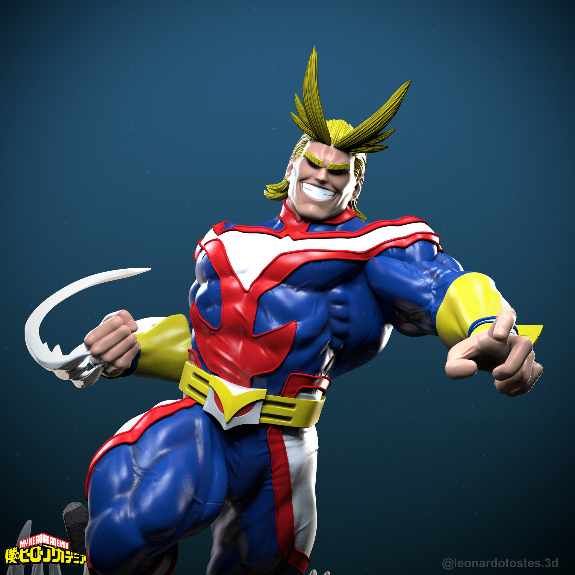 ArtStation - All Might - Boku no Hero Academia