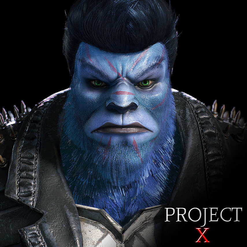 ArtStation - Game Pill - Project X - Main Character 3D