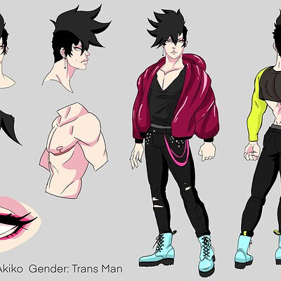 ArtStation - Akiko Character Design