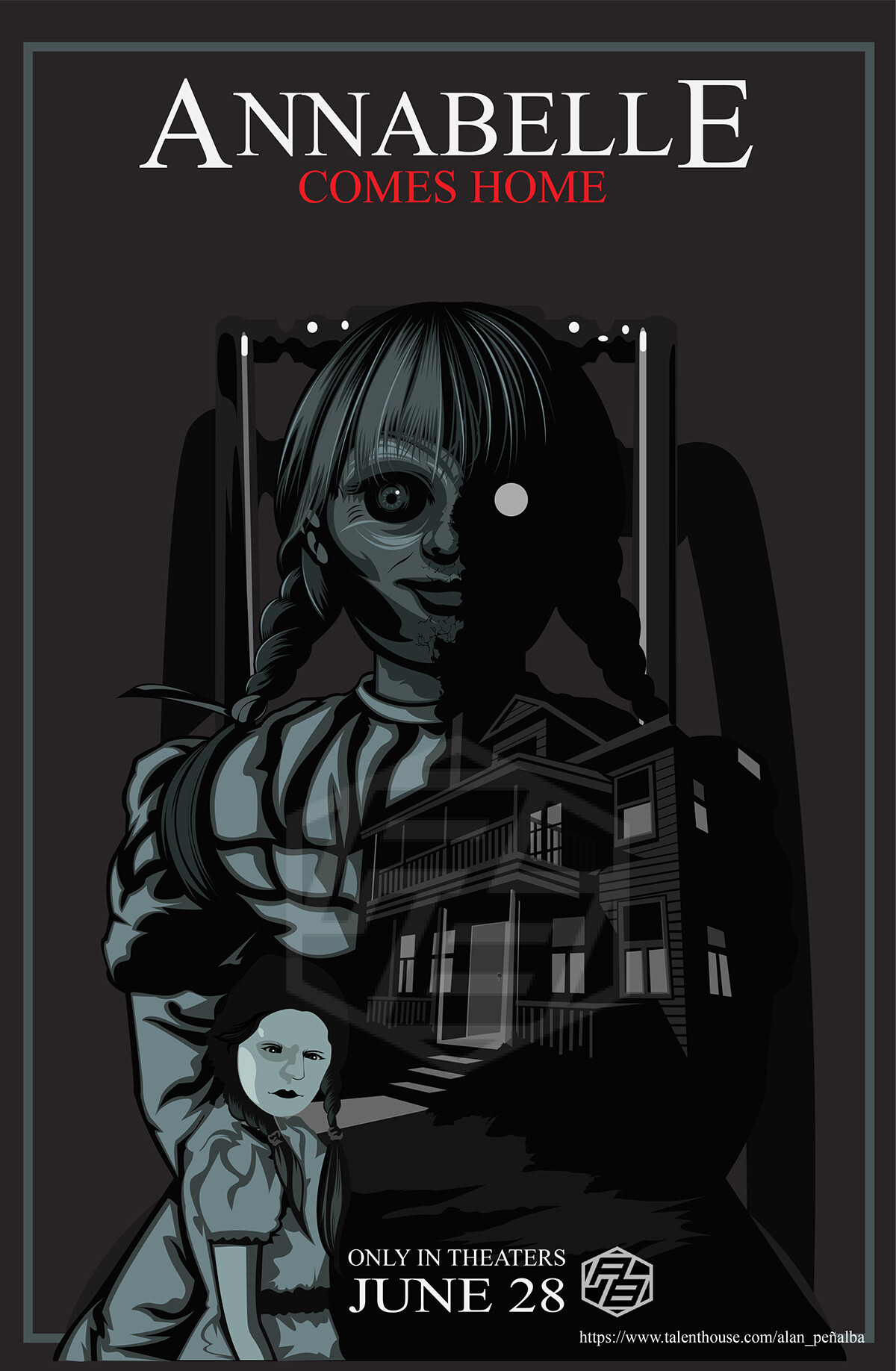 ArtStation - "Annabelle Comes Home" Alternative Movie Poster Done.