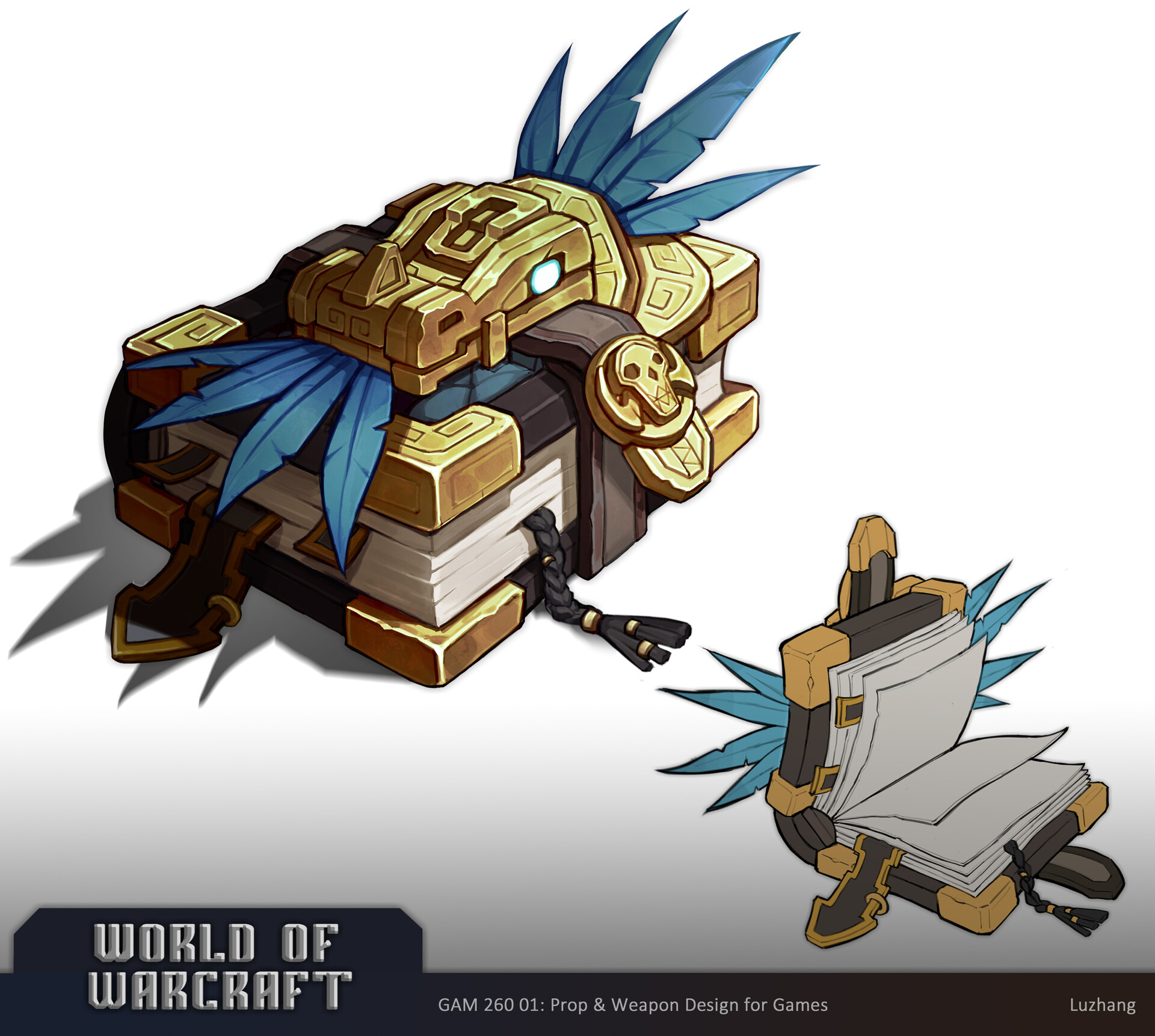 ArtStation - world of warcraft fanart prop design