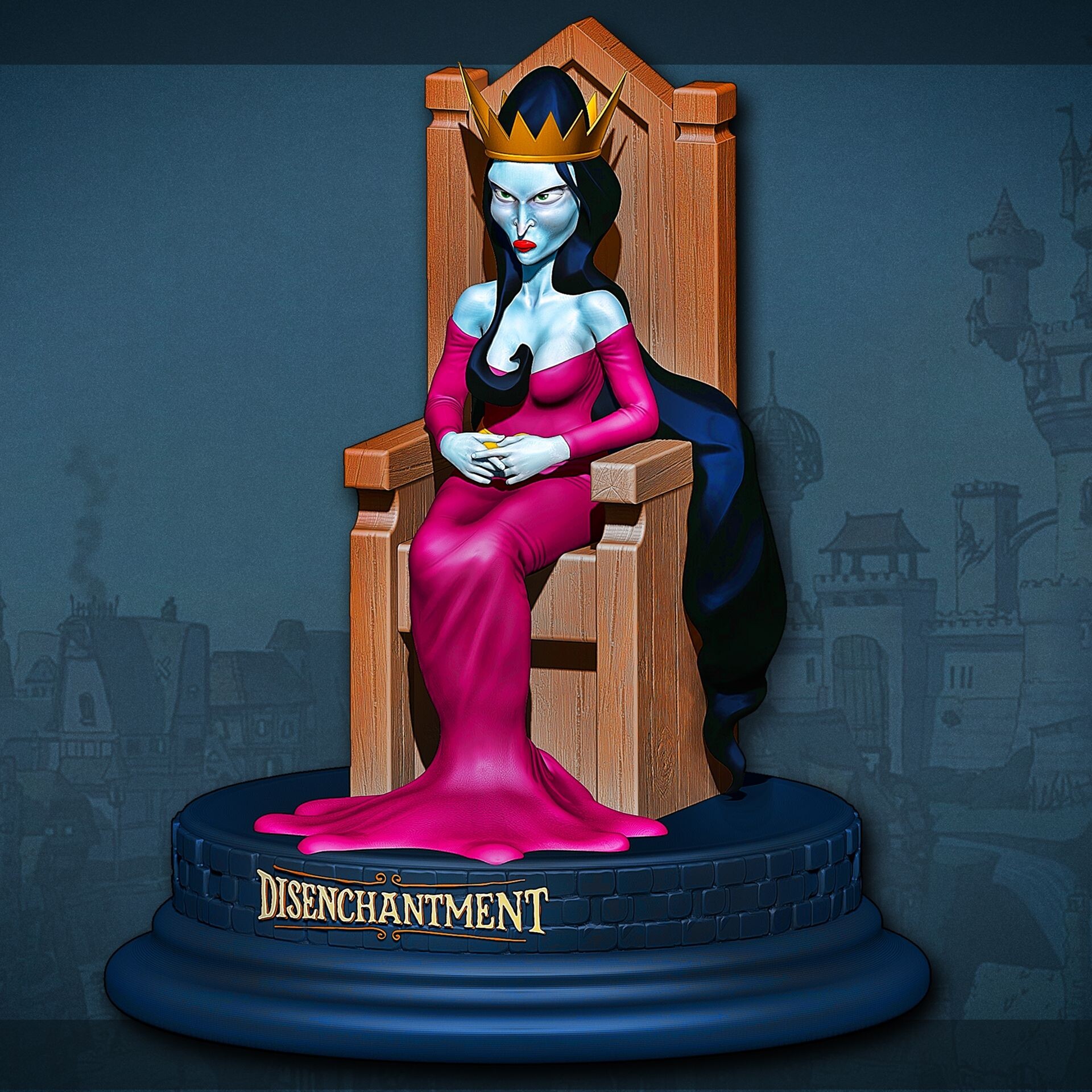 ArtStation - Queen Oona - Disenchantment