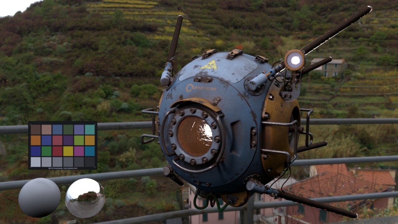 ArtStation - Drone model texturing TTTC assignment