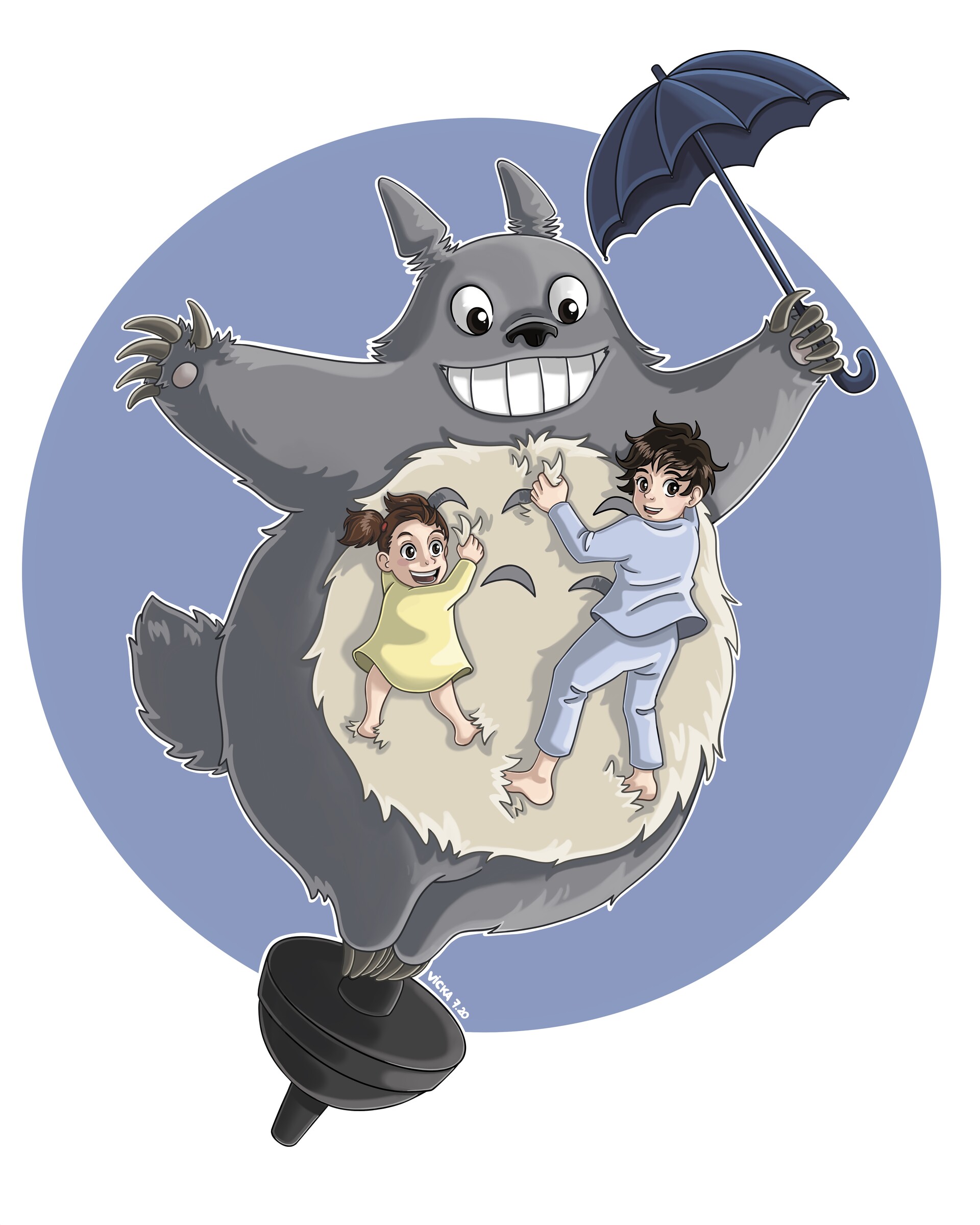 ArtStation - Fanart Totoro