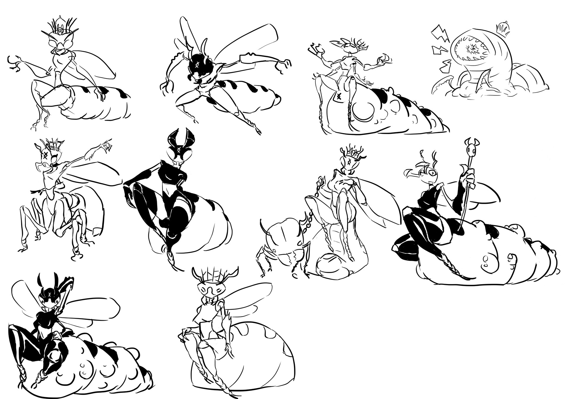 ArtStation - Character design thumbnails