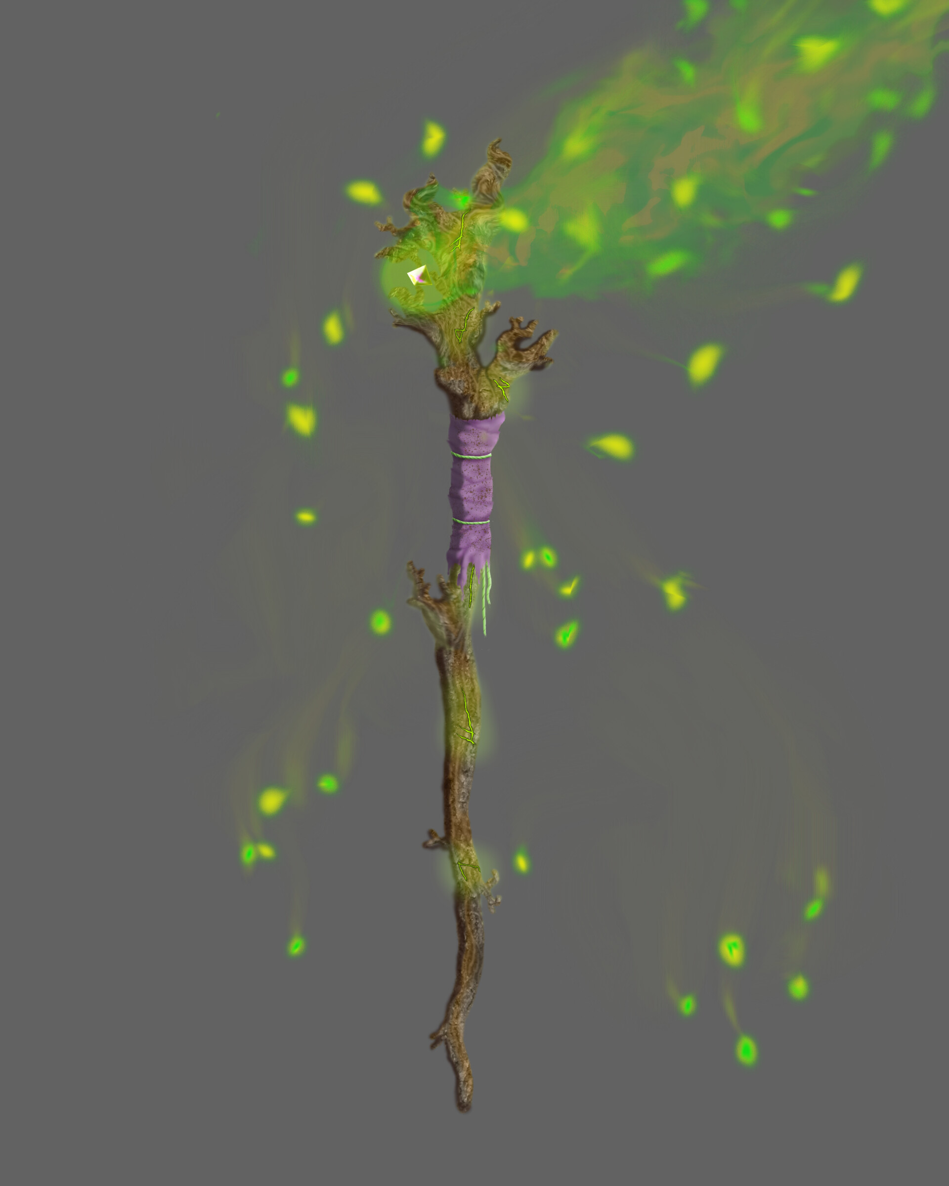 ArtStation - Hedge Wizard Staff