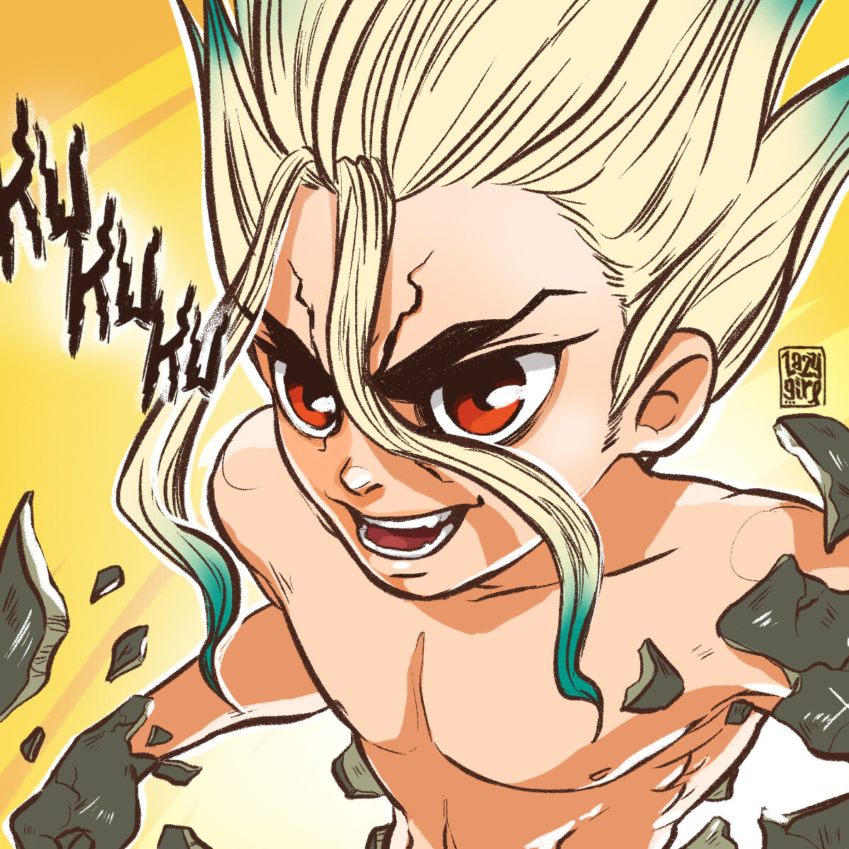 ArtStation - SENKU - dr. stone