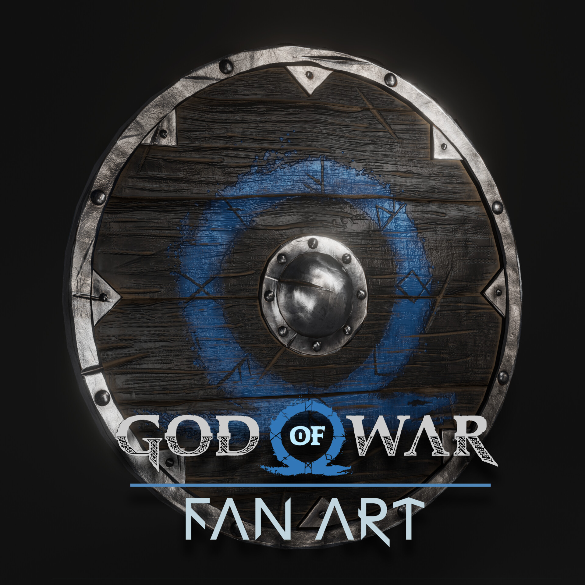 ArtStation - Viking Shield - GoW - Fan Art