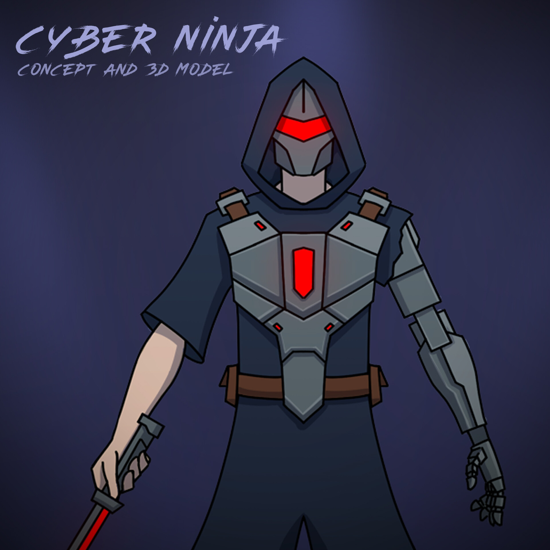 ArtStation - Cyber ninja