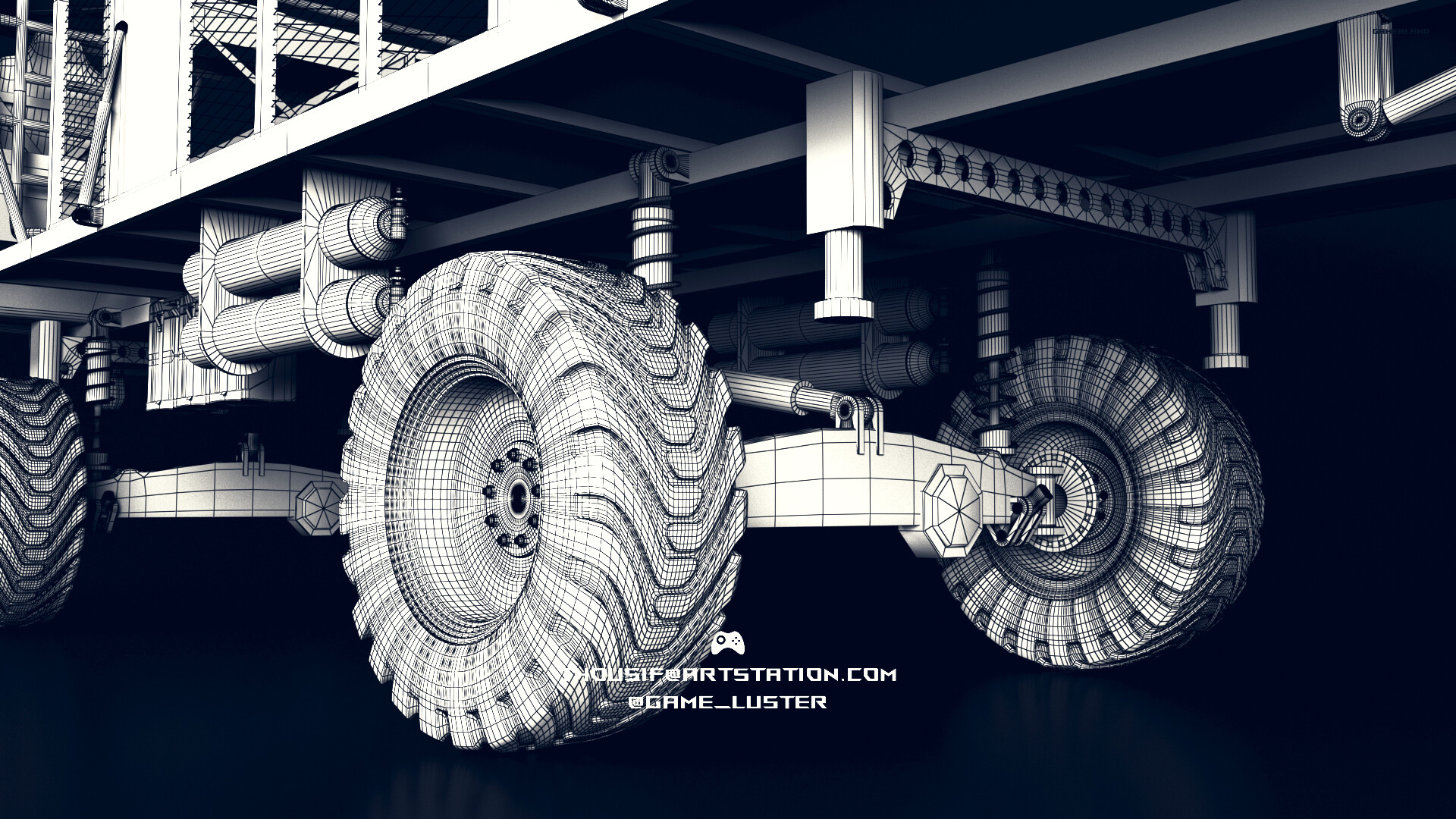 ArtStation - "Mongo" Heist Truck From Fast Five "Wireframe"