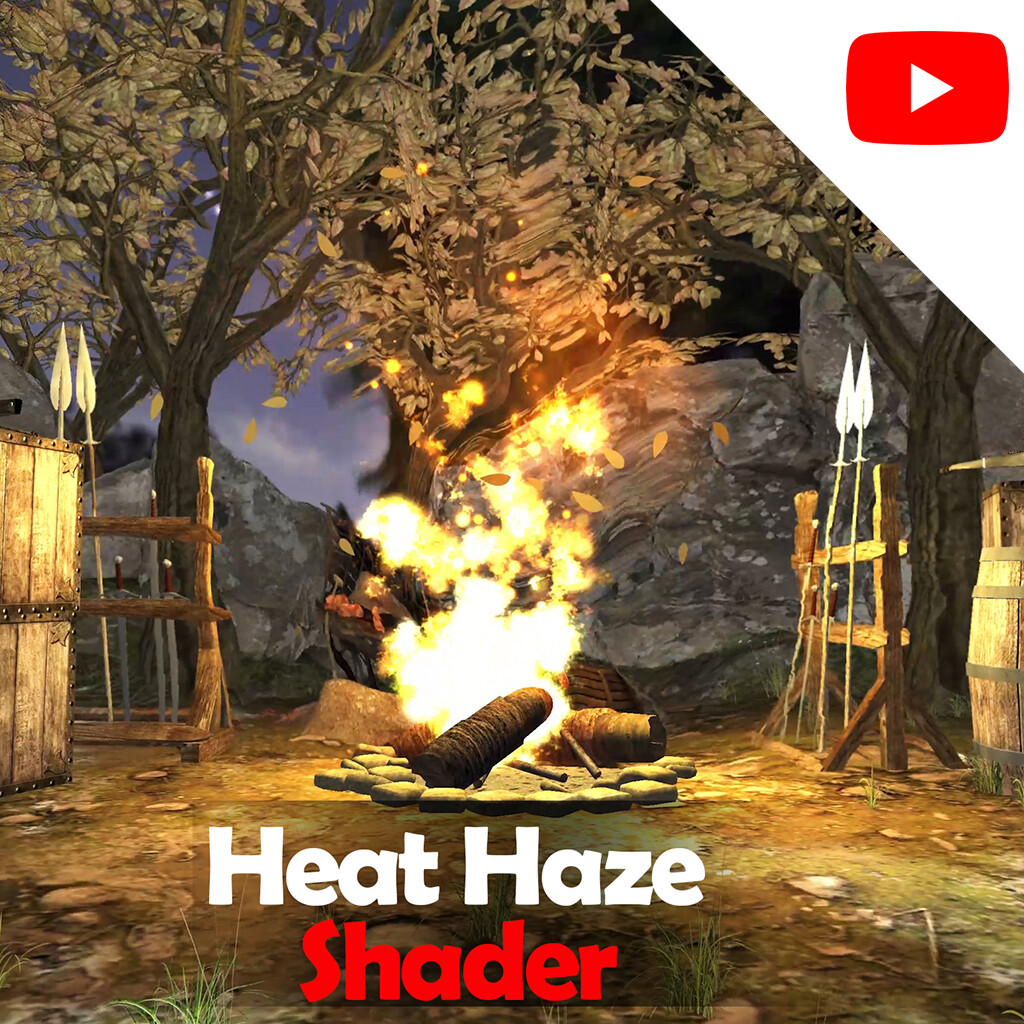 ArtStation - Heat Haze Sahder -- mobile Optimized