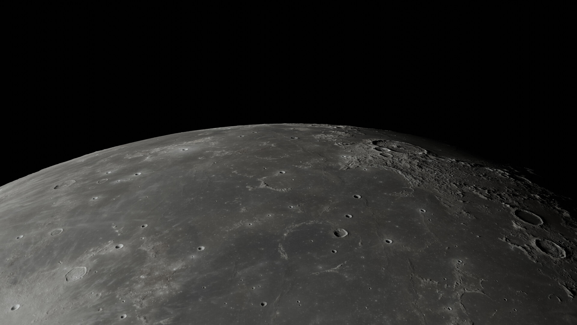 Red Frame Studio - 3D Moon in Blender Cycles