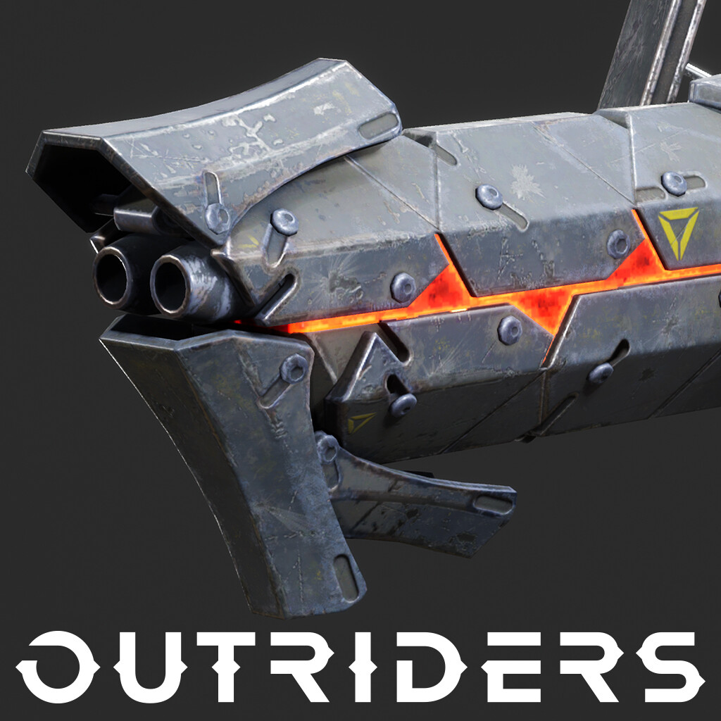 ArtStation - OUTRIDERS - Legendary Weapon: Deathshield