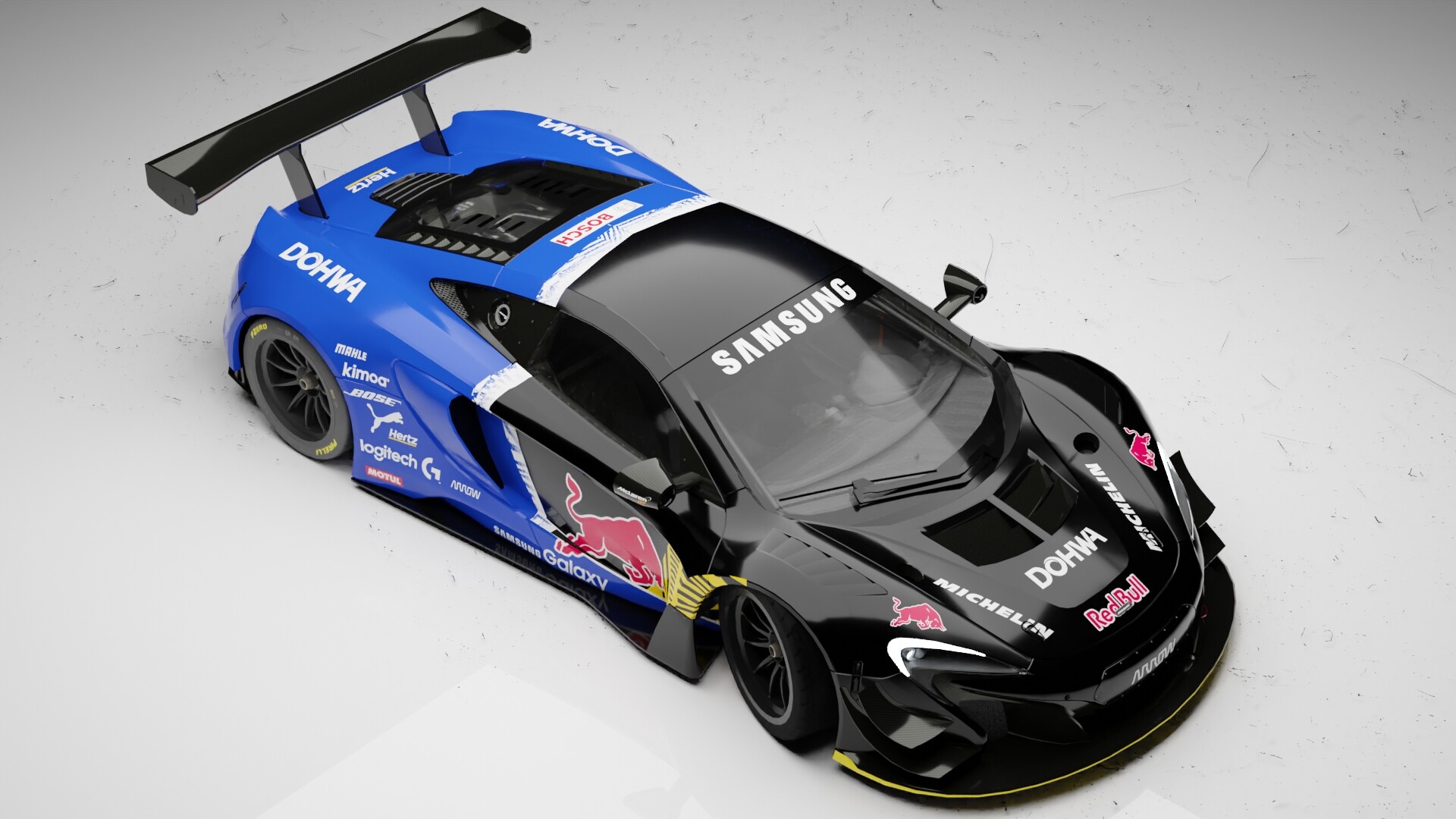 ArtStation - Mclaren 650s GT3 Samsung RedBull livery